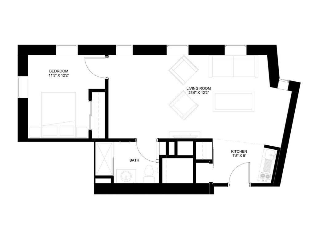 Mansion Efficiency Apartments | The Goodyear Mansion & Residences