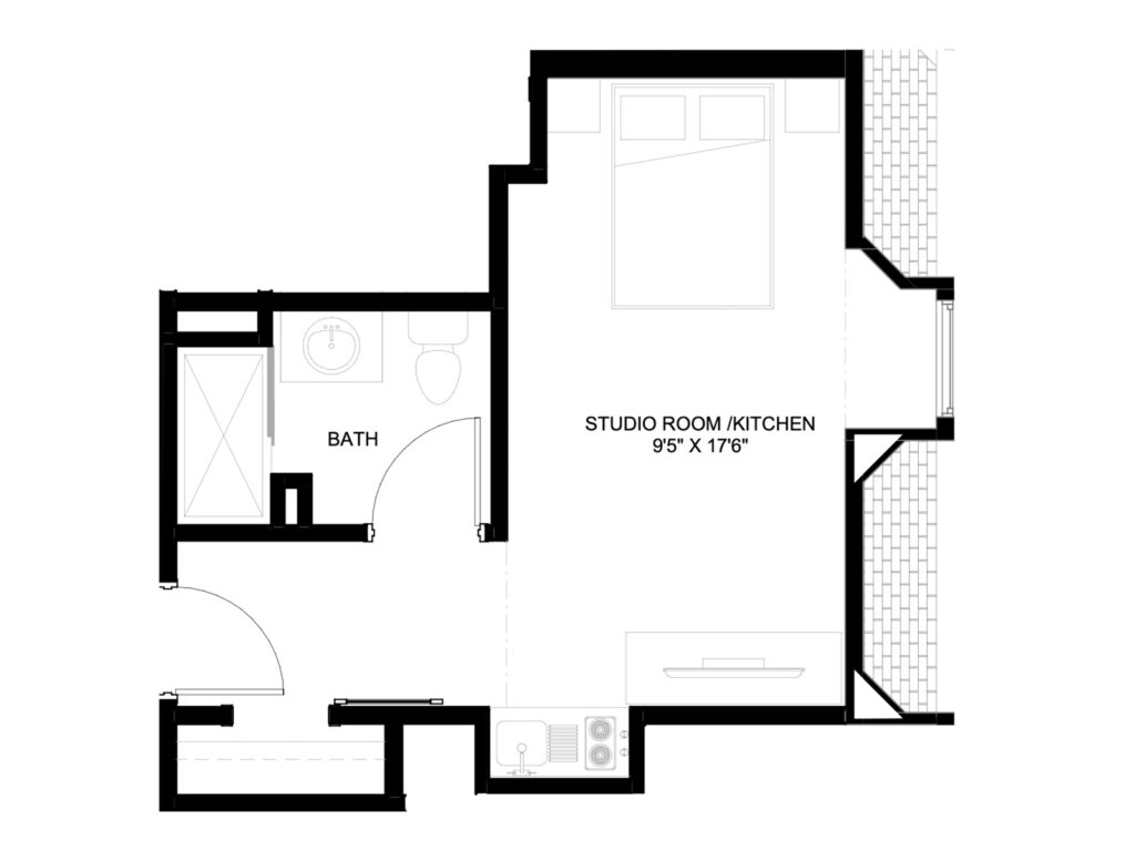 Mansion Efficiency Apartments | The Goodyear Mansion & Residences